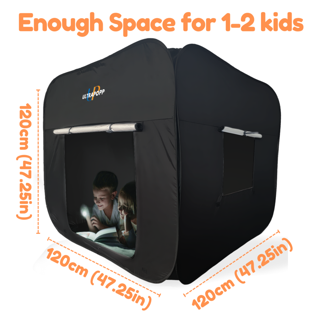 ULTRAPOPP Sensory Tent for Kids, Pop up Blackout Play Tents for Autism ...
