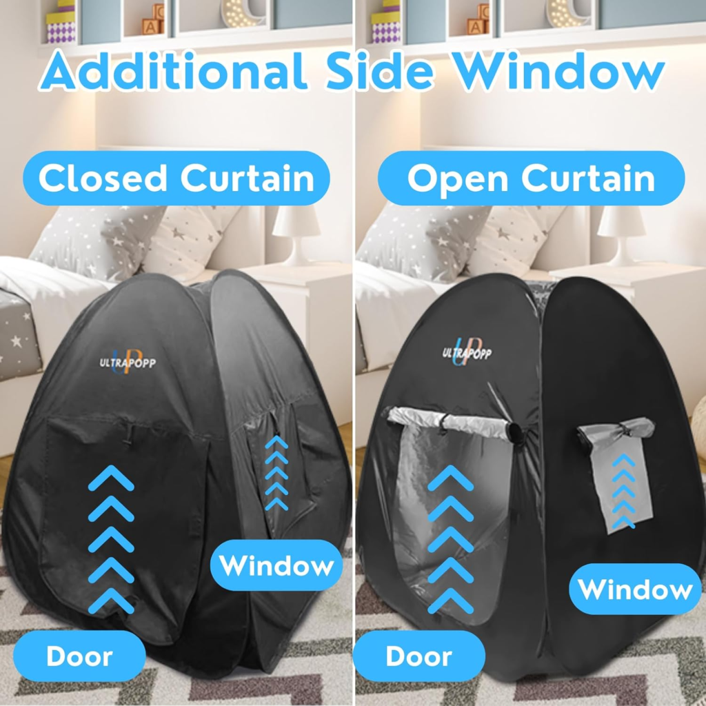 ULTRAPOPP Sensory Tent for Kids, Pop up Blackout Play Tents for Autism ...