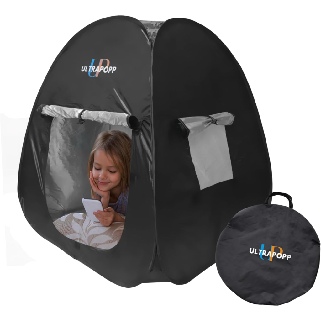 ULTRAPOPP Sensory Tent for Kids, Pop up Blackout Play Tents for Autism ...